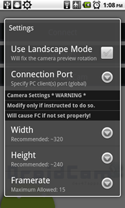 droidcam wireless webcam